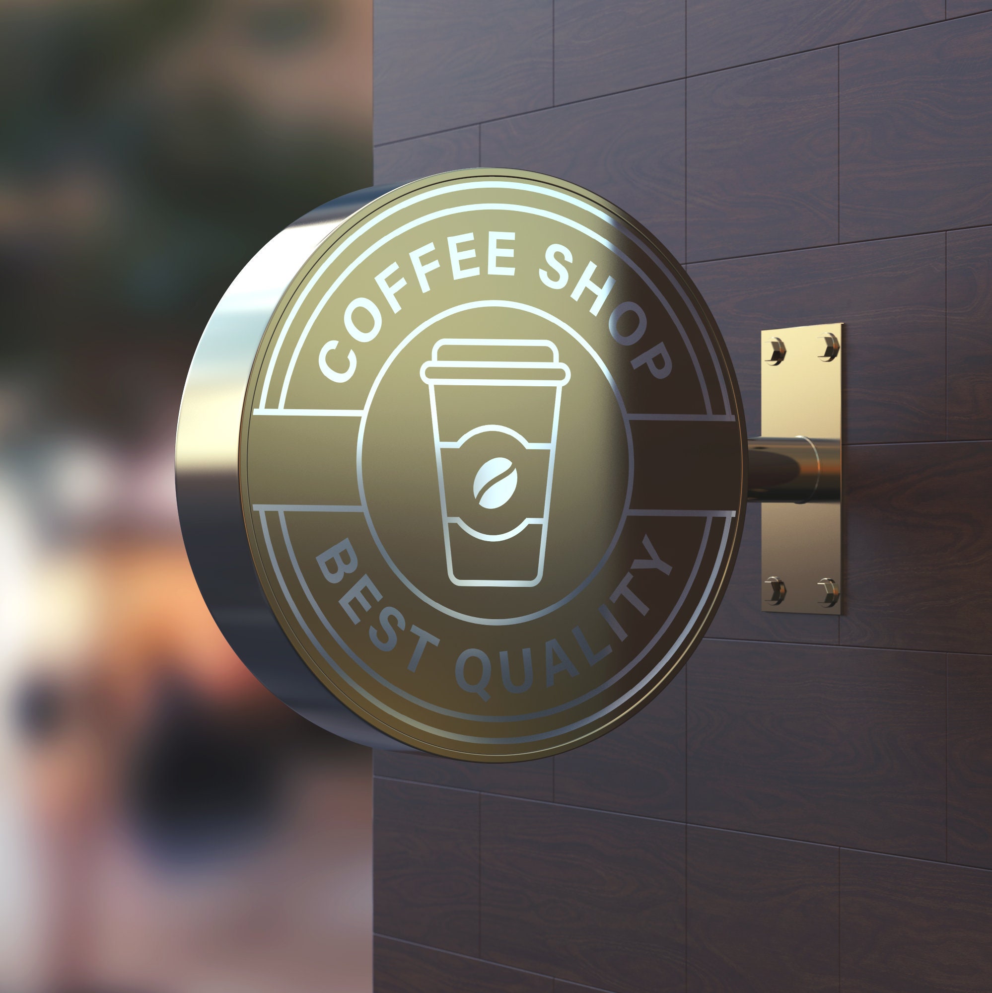 Shop Sign Custom Design Signage Coffee Shop Business Name - Etsy