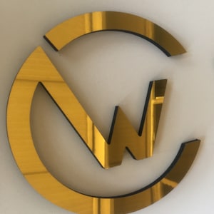 Gold Letters, Gold Sign, Gold Logo, Gold Wall Sign, Custom Sign ...