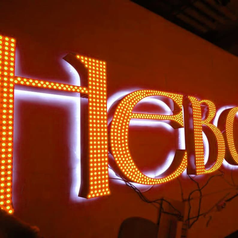 Custom Led Illuminated 3D Letters Custom Shop Signs Signs - Etsy