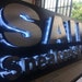 Backlit Logo Wall Sign, Indoor Welcome Sign, Modern Office Wall Sign ...