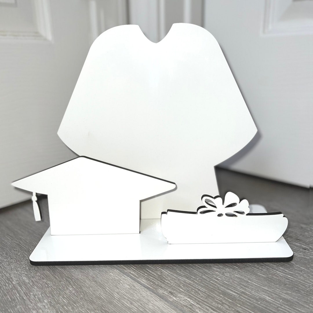 4 Piece Graduation Stand/sublimation Graduation Stand/mdf Grad Stand ...