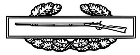 Combat Infantry Badge SVG | Etsy