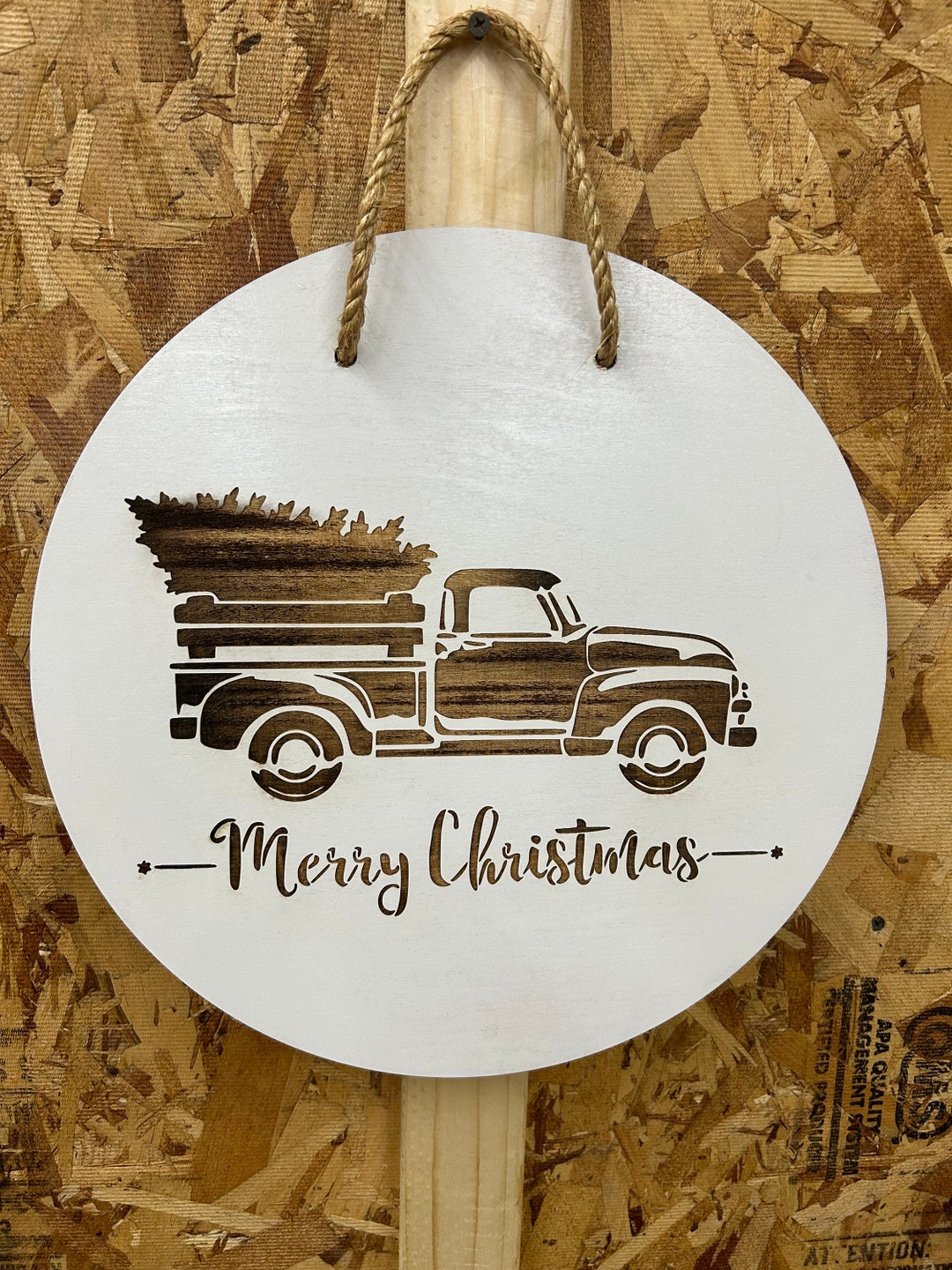 Christmas Sign Truck/tree - Etsy