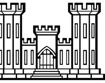 Army Engineer Castle Svg - Etsy