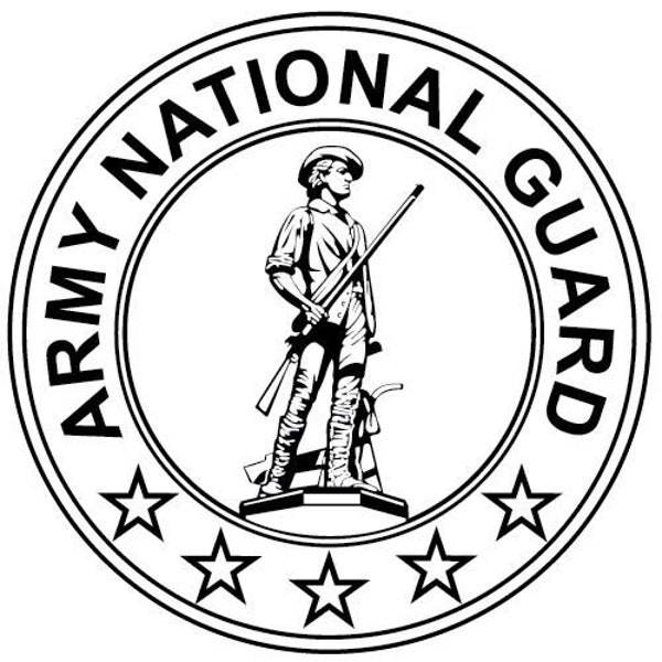 Army National Guard Ornament Svg - Etsy