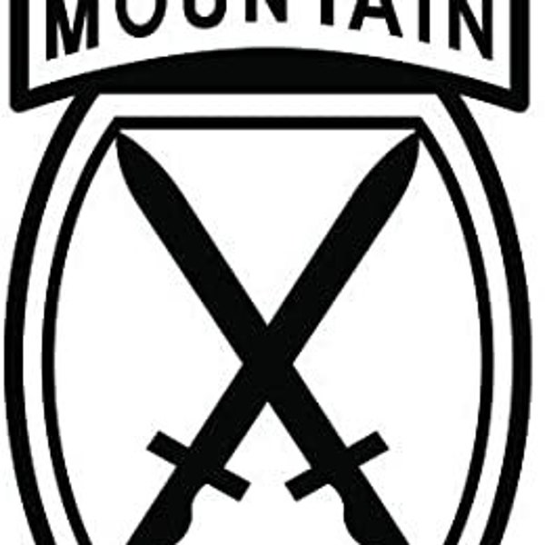 10th Mountain Division Ranger Svg - Etsy Canada