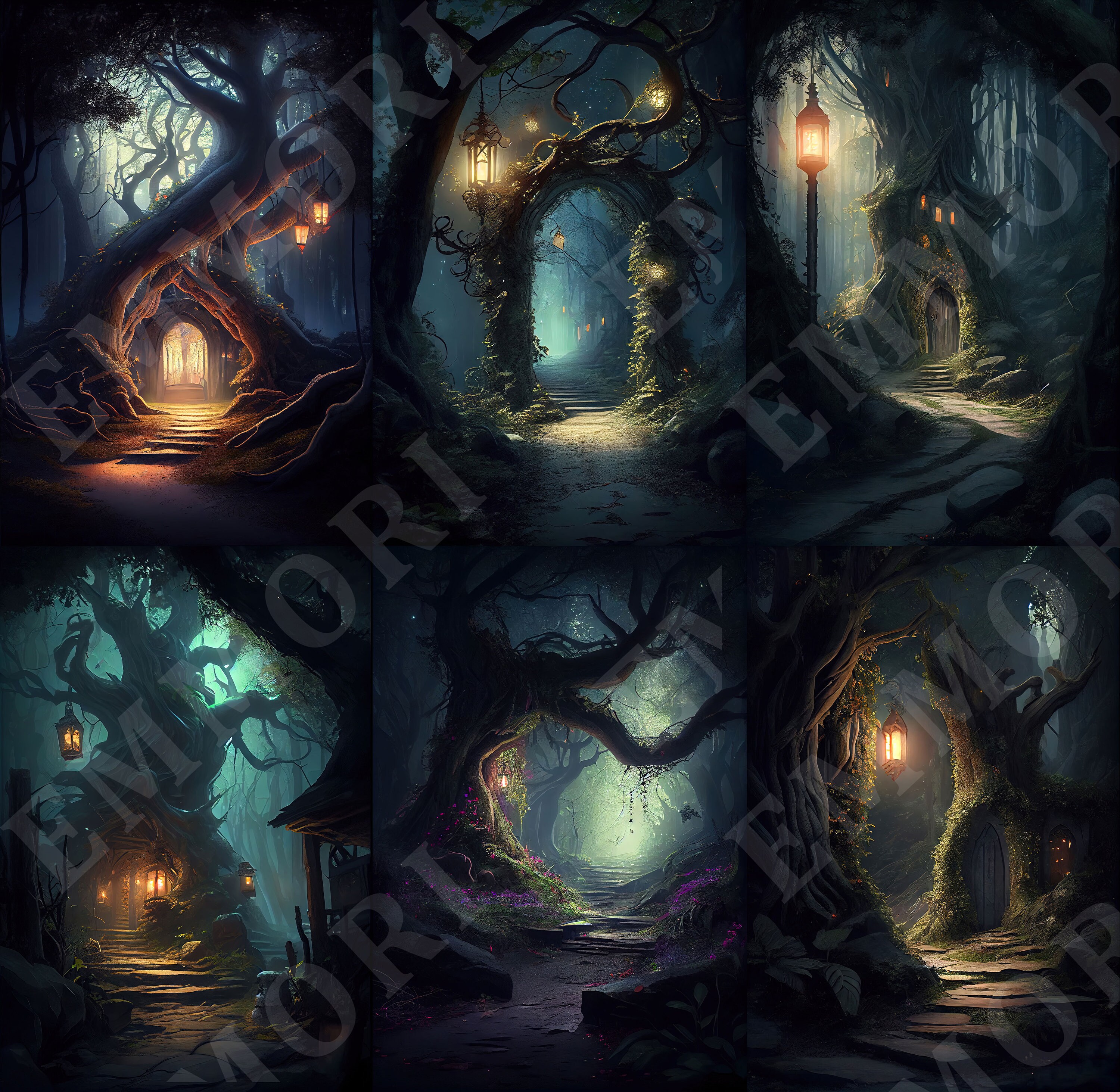 17 Fine Art Forrest Digital Backdrops Photography Backdrop - Etsy