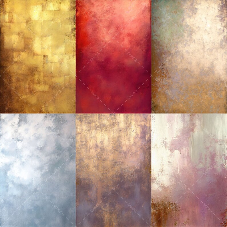 24 Painted Canvas Digital Backdrop Bundle Maternity Backdrop - Etsy