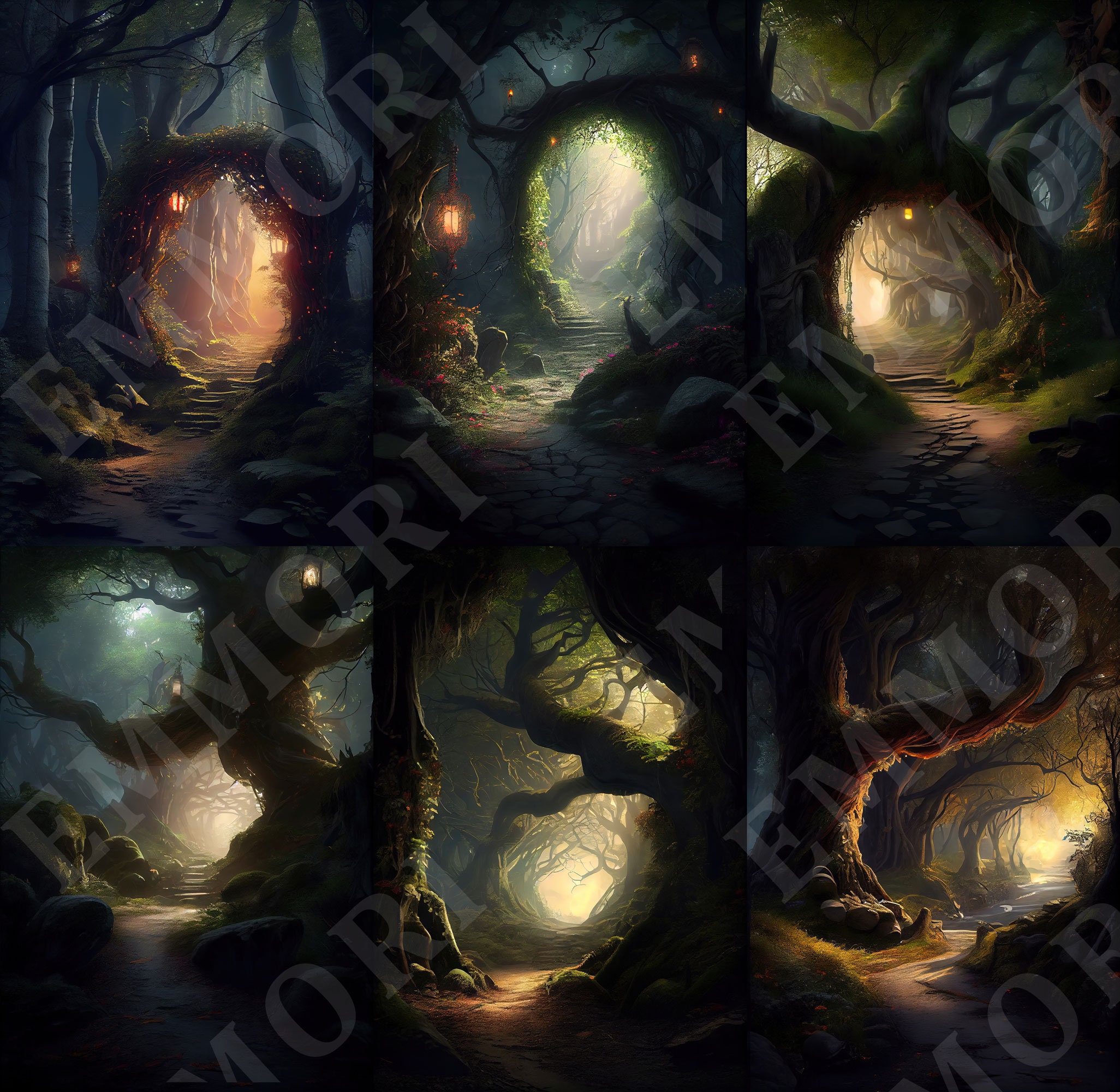 17 Fine Art Forrest Digital Backdrops Photography Backdrop - Etsy