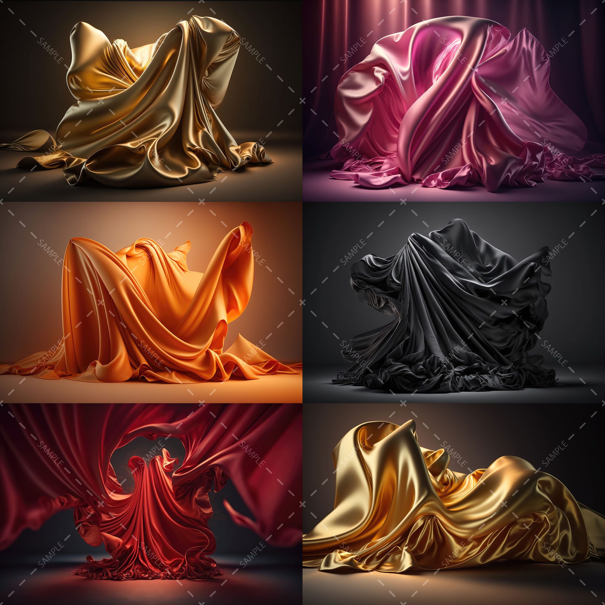 Flowing Fabric Digital Backdrop, Silk Digital Backdrops for Photoshop ...