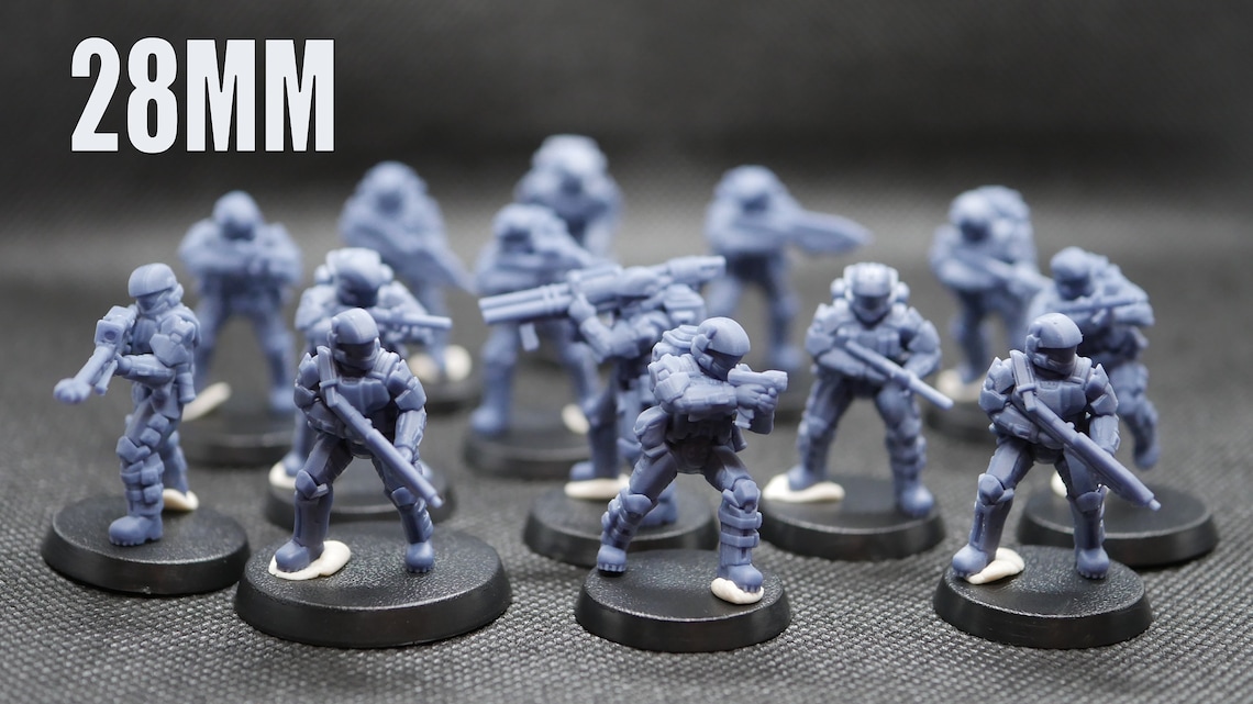 FULL SET Halo ODST 28mm X13 Models Imperial Guard Proxies - Etsy Norway
