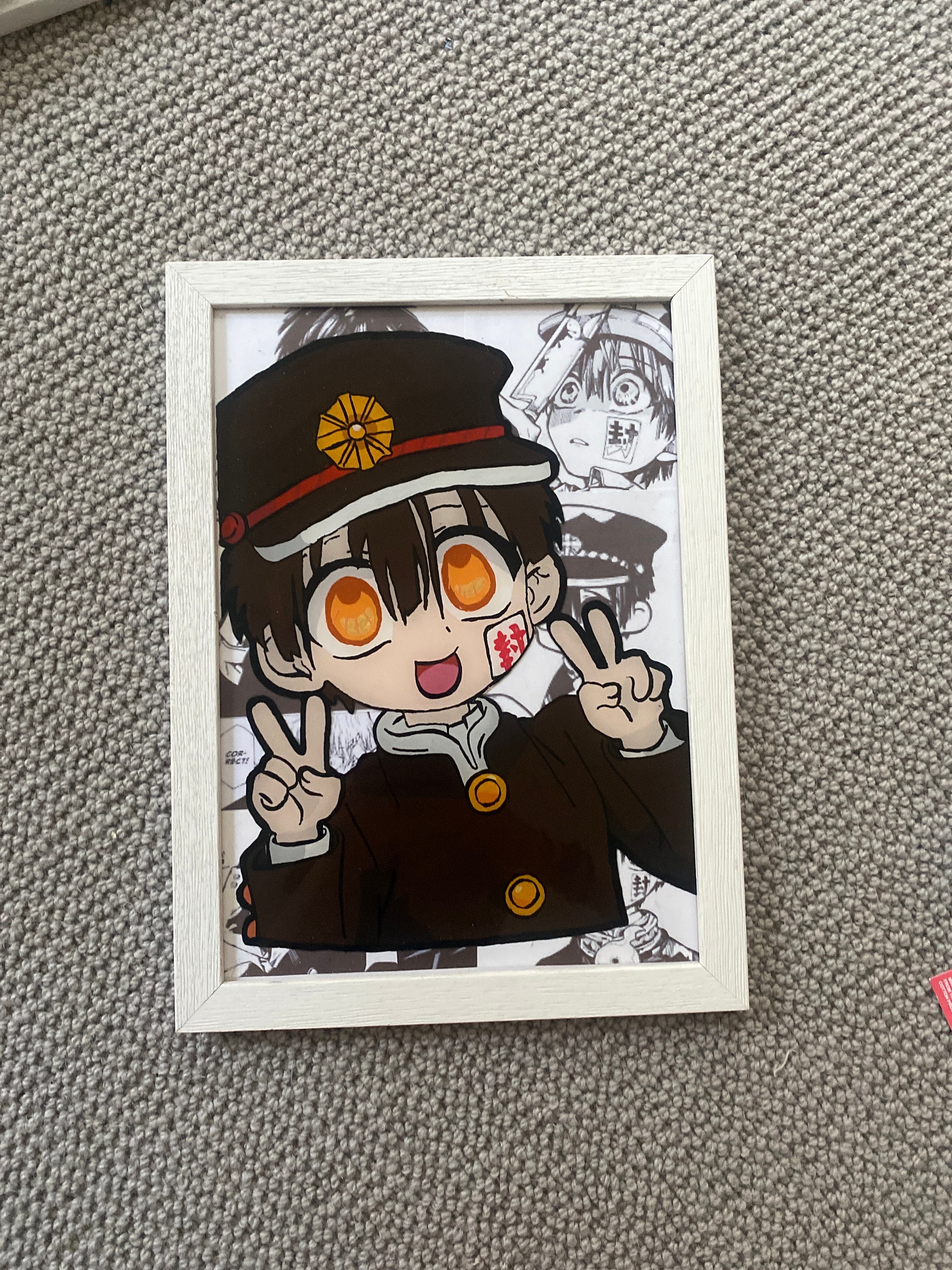 Toilet Bound Hanako Kun Custom Personalised Glass Painting. Handmade ...