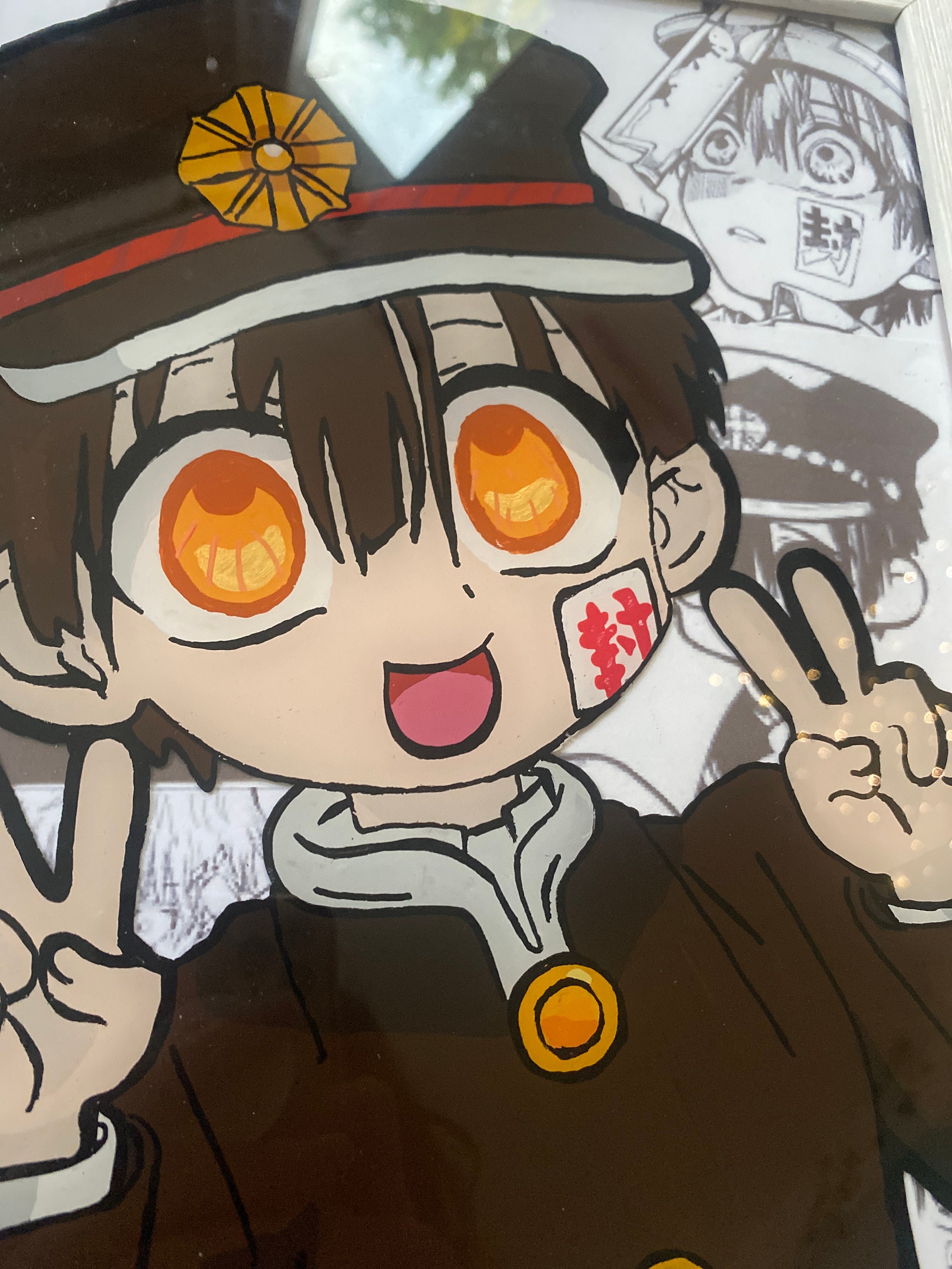 Toilet Bound Hanako Kun Custom Personalised Glass Painting. Handmade ...