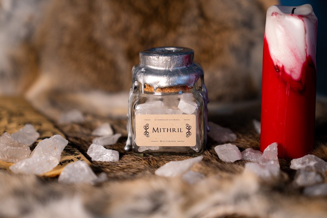 Raw Mithril From Moria Medieval Jar Tolkien Fantasy Bookshelf - Etsy