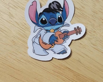 Stitch Dressed as Elvis - Etsy