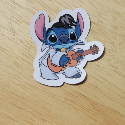 Elvis Stitch Sticker - Etsy