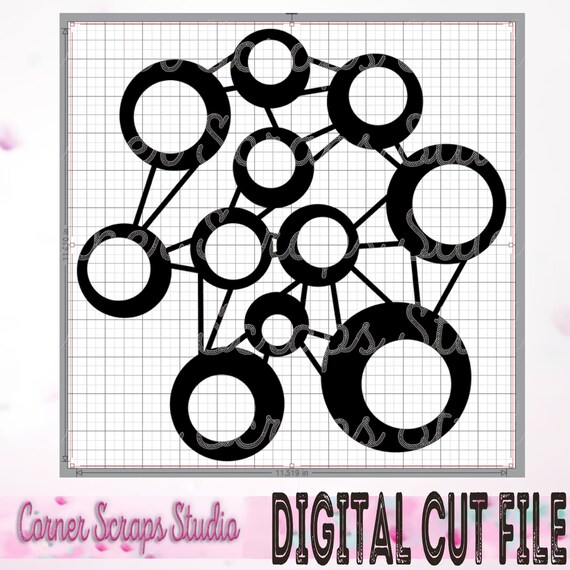 Straight Circles Digital Cut File for Scrapbook Project Life | Etsy