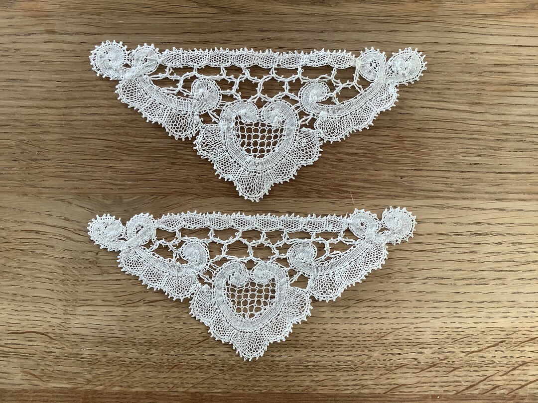 Two Antique Beautiful Collar Corners, Lace - Etsy