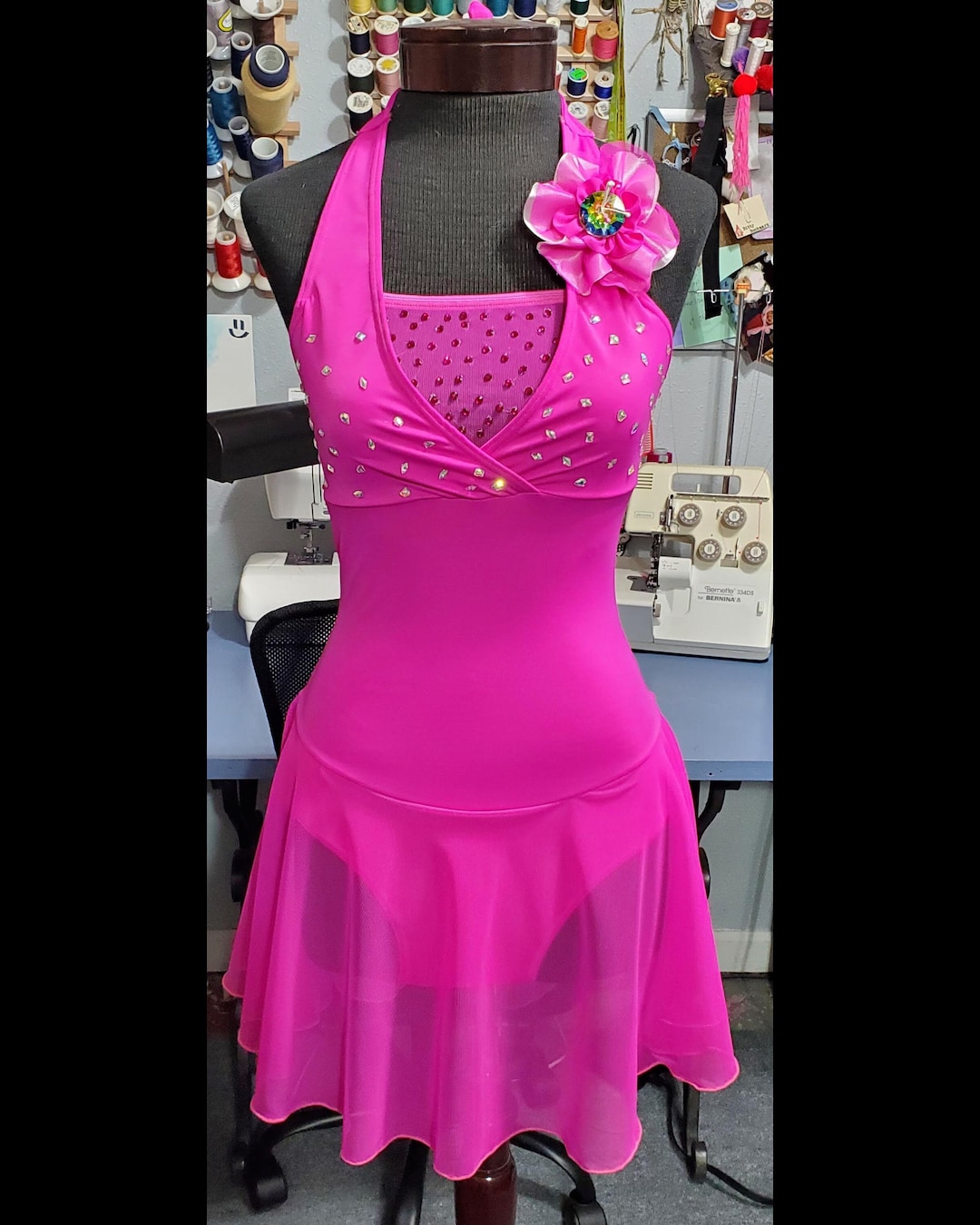 Barbie Themed Ice Skating Dress - Etsy