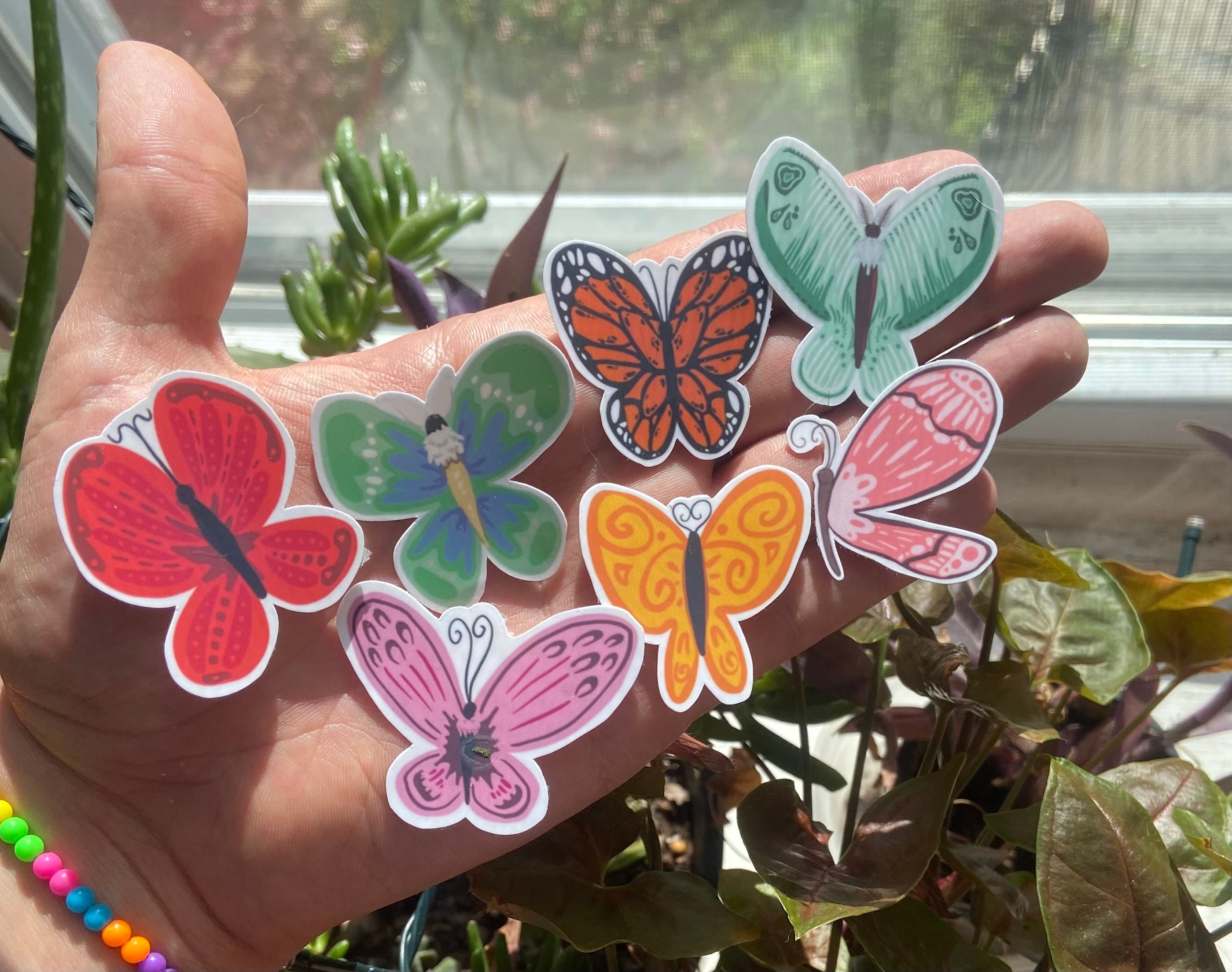 Butterfly Stickers - Individual Stickers, Pick the One You Like - Etsy