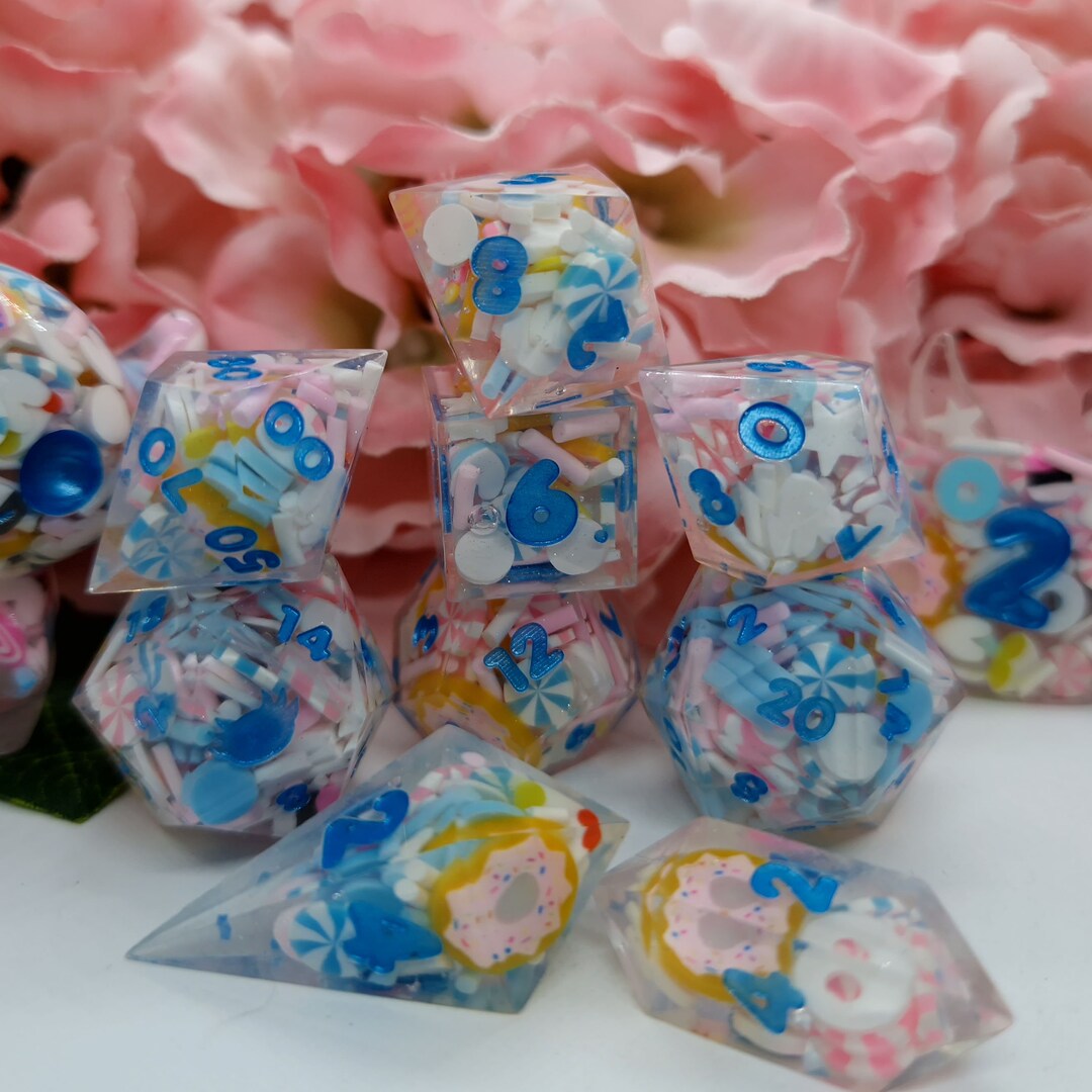 ARE YOU POOPING Jester Themed Dice, Handmade Dnd Dice Set, Critical ...