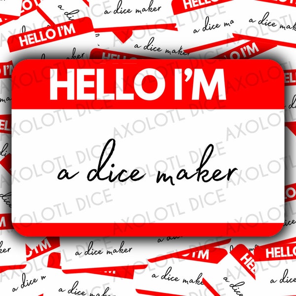 Hello I'm Stickers - Etsy