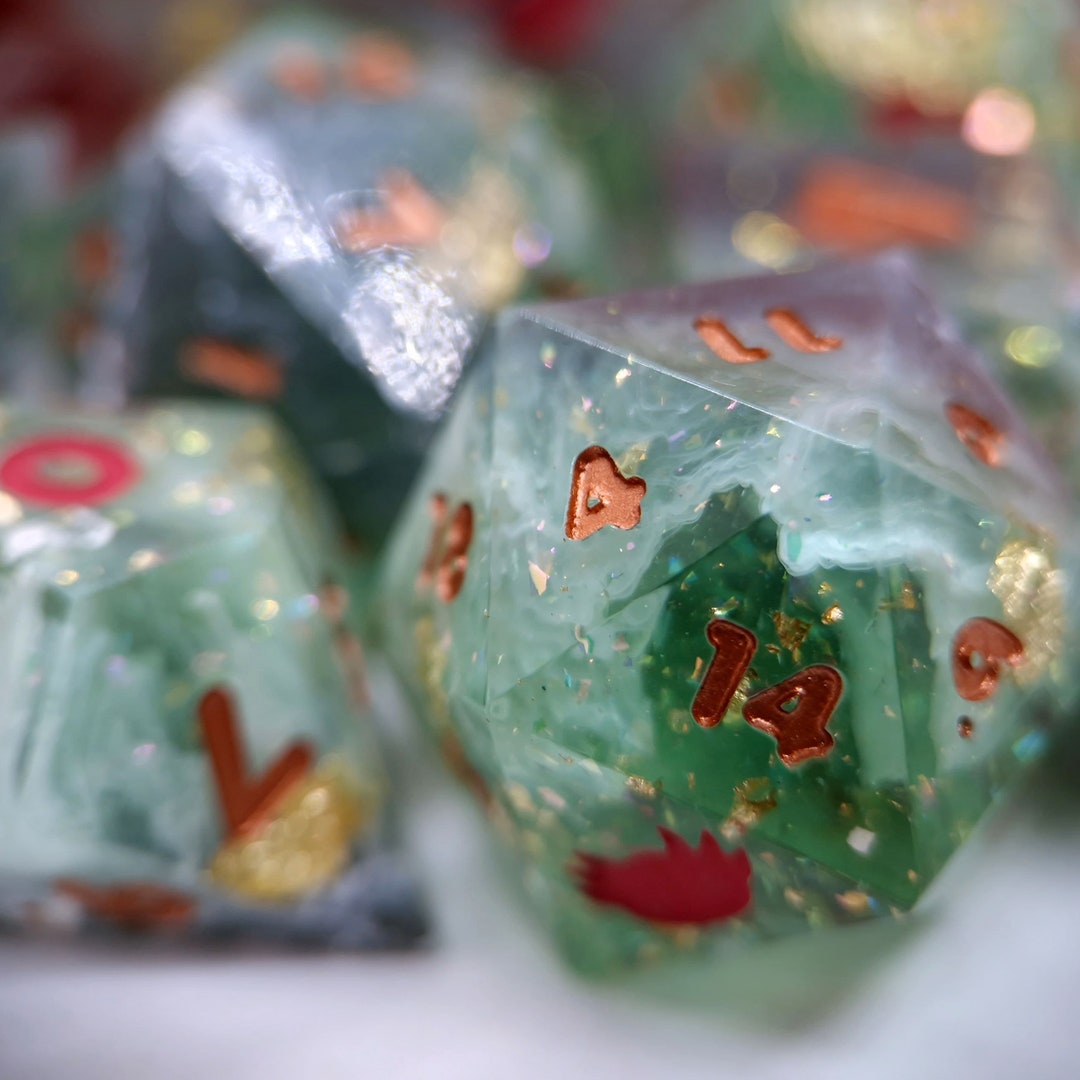 YOU NEED ME More Than I Need You Handmade D&D Dice Set, 8 Piece Resin ...