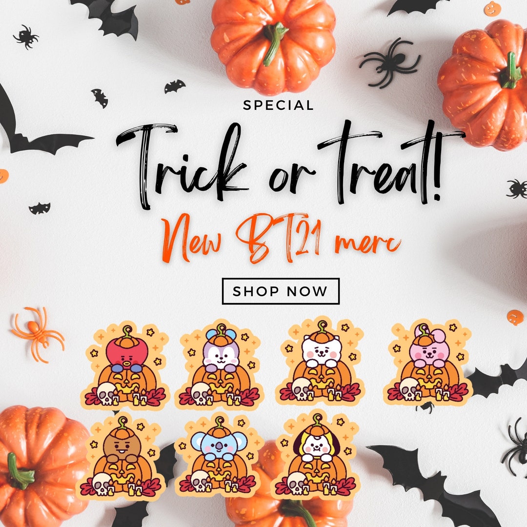 BTS Halloween Members Magnets, K- Pop Magnets for Halloween , OT7 Gift ...
