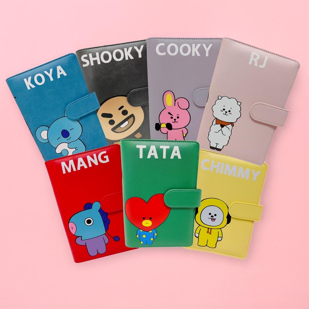 A6 BT21 Binder | Kpop Photocard Holder | Cute BTS Character Stationery ...