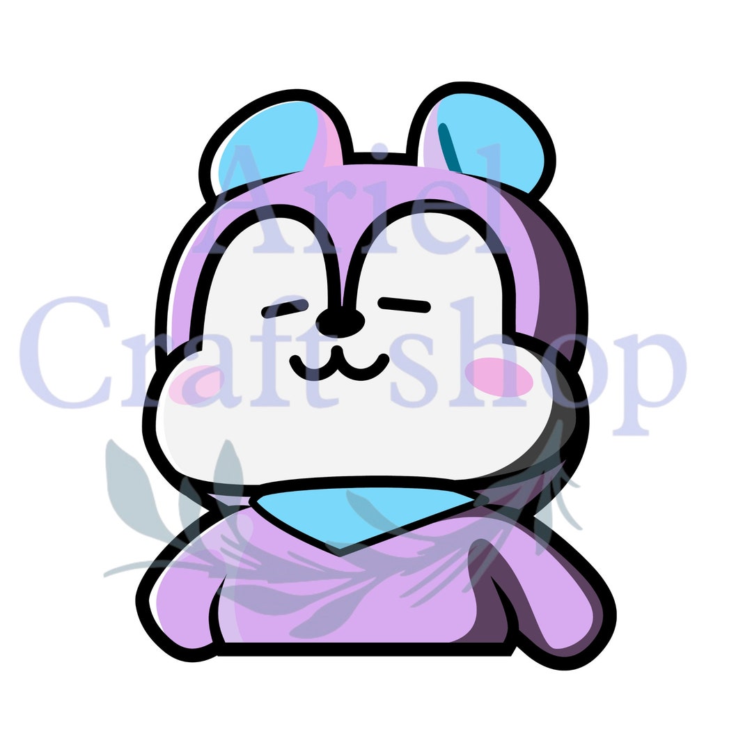 BTS / BT21 New MANG Unmasked Second Design Digital File SVG Template - Etsy