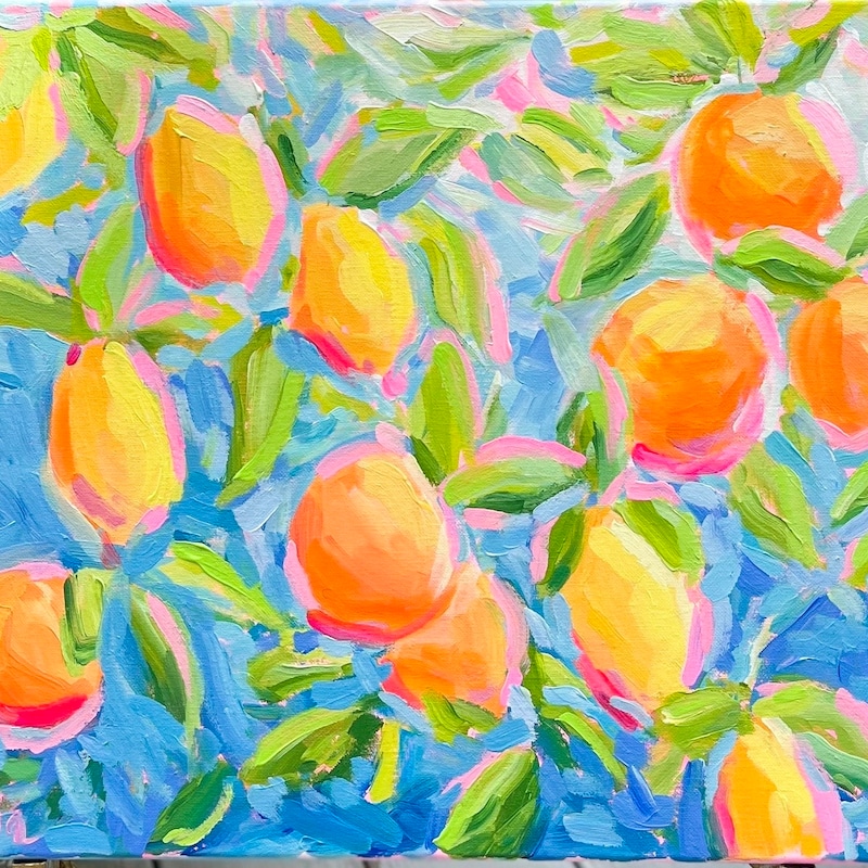 Citrus Painting - Etsy