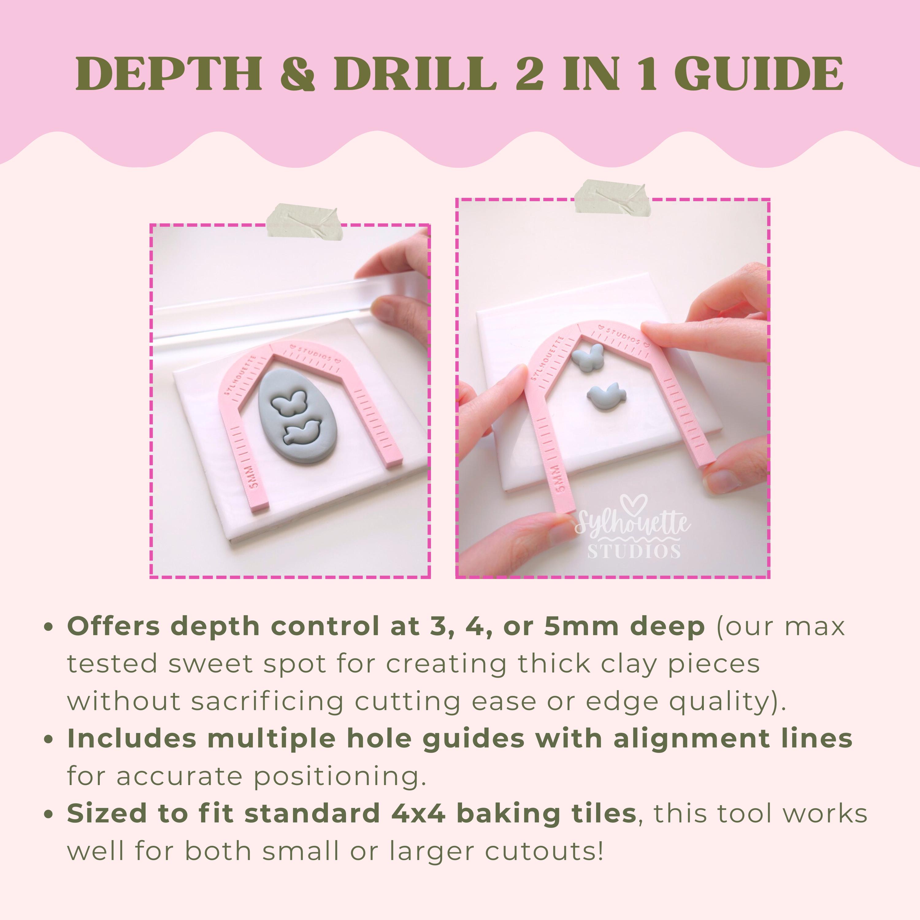 Polymer Clay Bead Toolkit: Depth & Drill Guide, Piercing Pin - Etsy