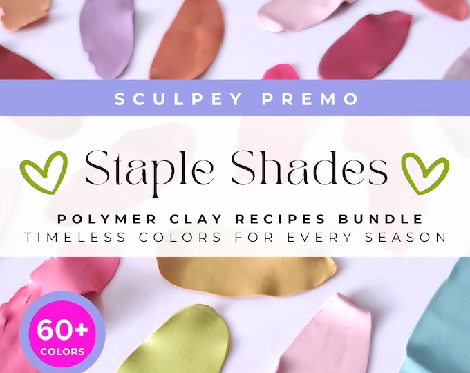 Polymer Clay Color Recipe - Summer Magnolia - Polymer Clay Color Guide ...