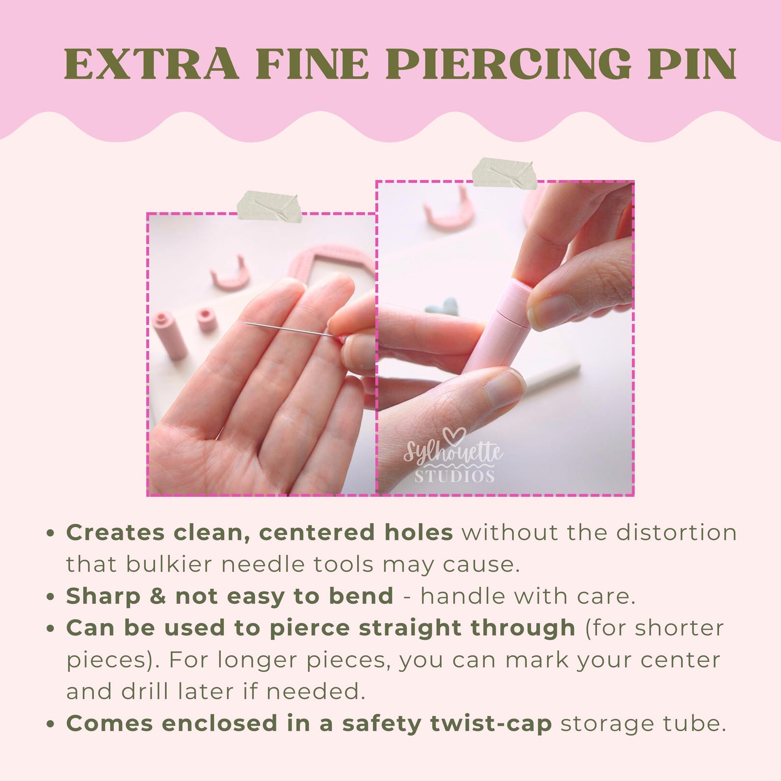 Polymer Clay Bead Toolkit: Depth & Drill Guide, Piercing Pin - Etsy
