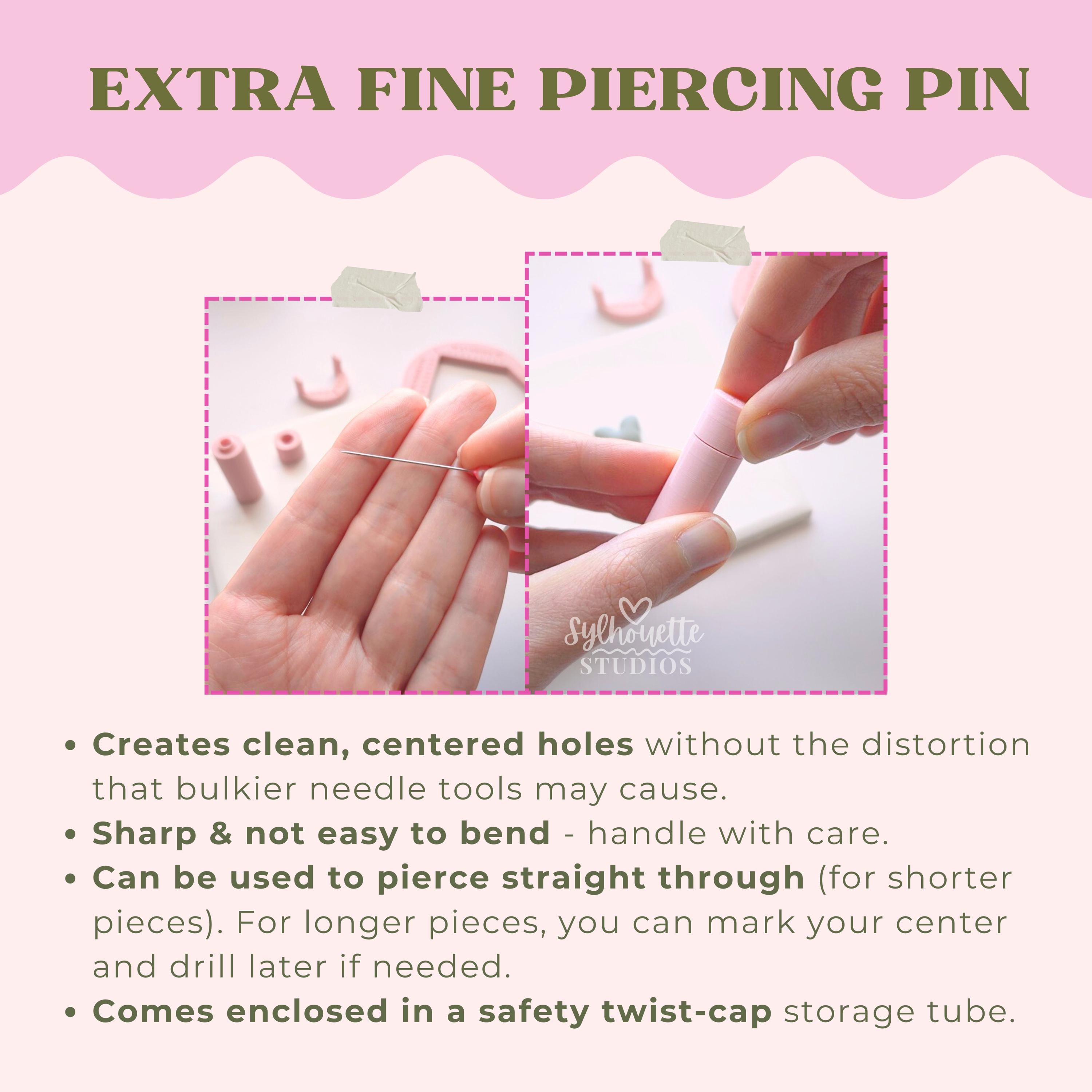 Polymer Clay Bead Toolkit: Depth & Drill Guide, Piercing Pin - Etsy