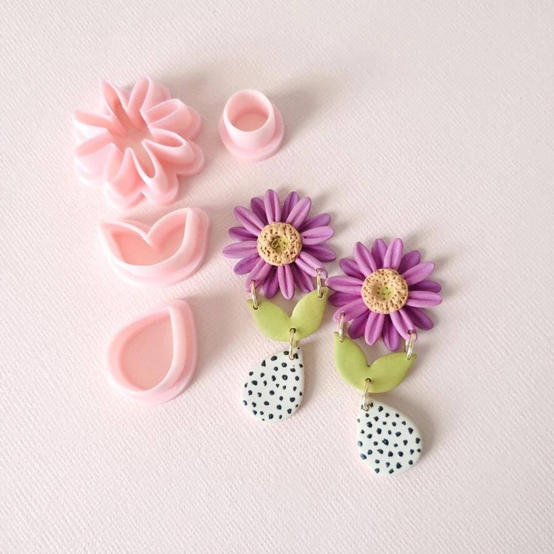 Daisy Flower Polymer Clay Cutters: Floral Petal DIY Tools - Etsy