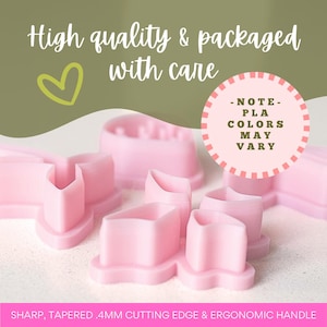 Pansy Polymer Clay Flower Cutter Set: Floral Earring DIY - Etsy