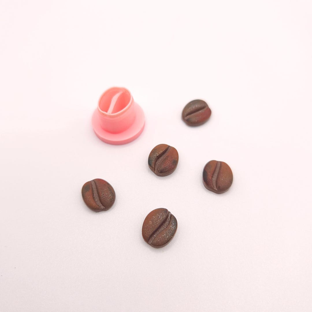 Dainty Coffee Bean Clay Cutter: Food and Drink Theme - Etsy
