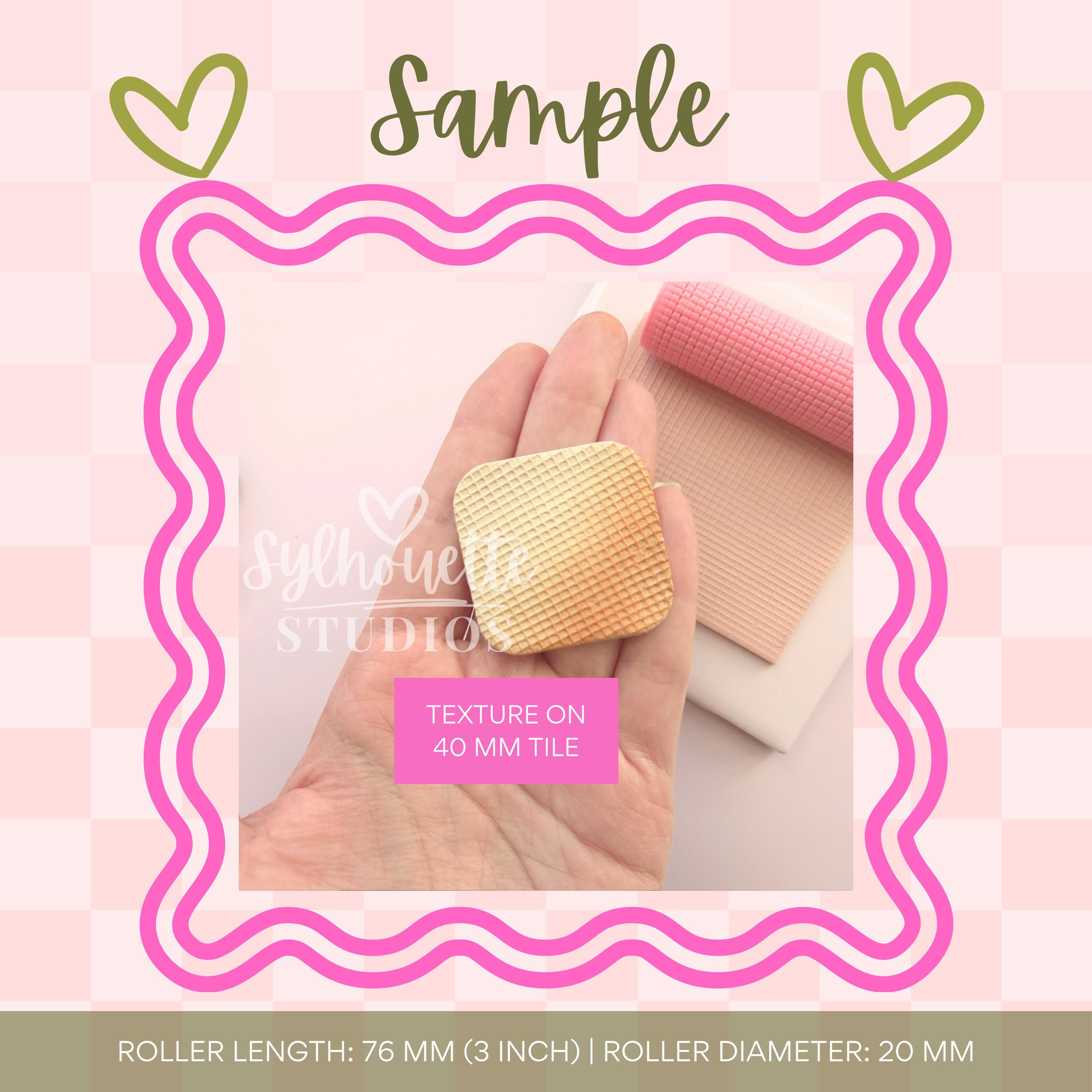 Waffle Cone Texture Roller: Polymer Clay Embossing Tool - Etsy