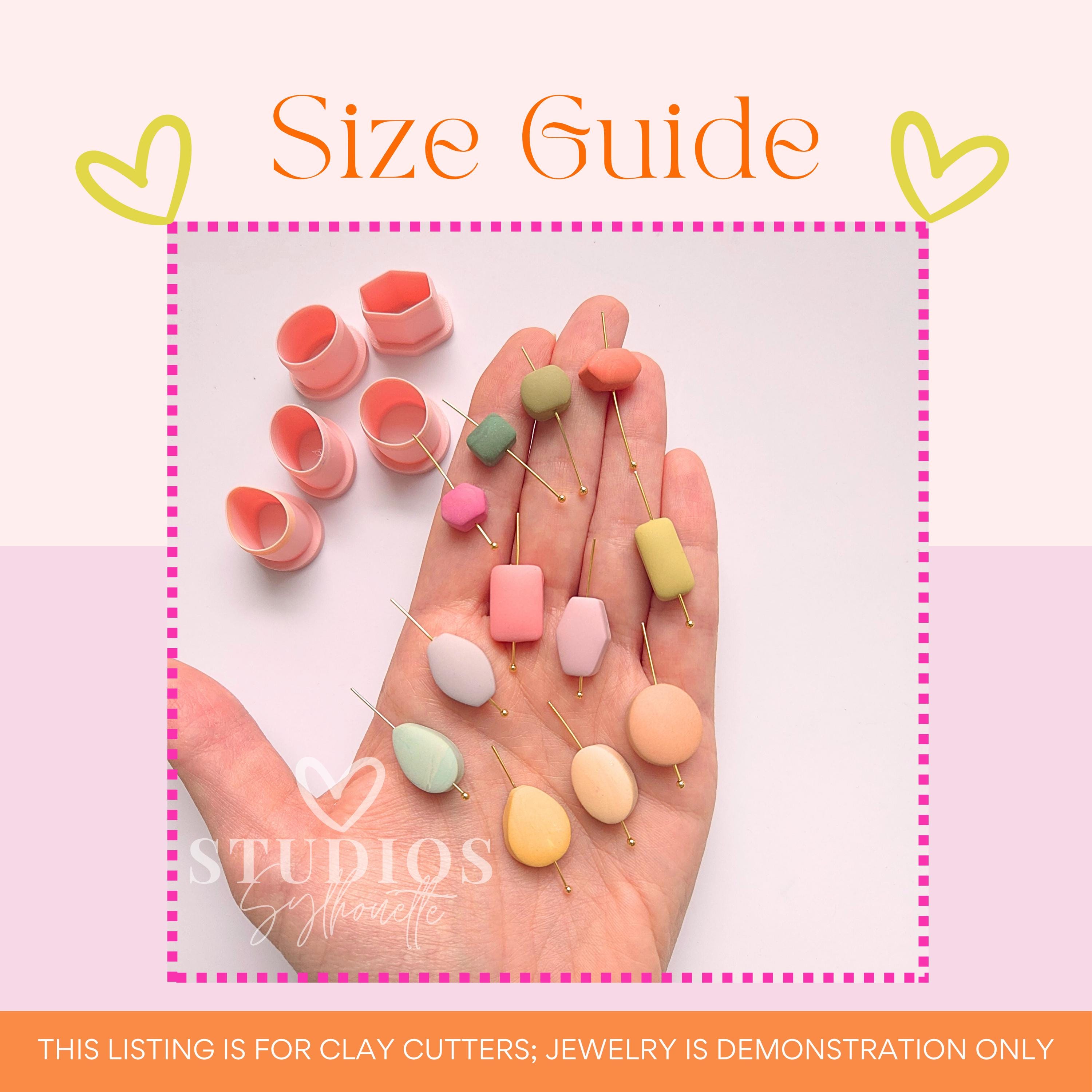Geometric Clay Bead Cutters: Tall Shapes for Polymer Clay Charms - Etsy