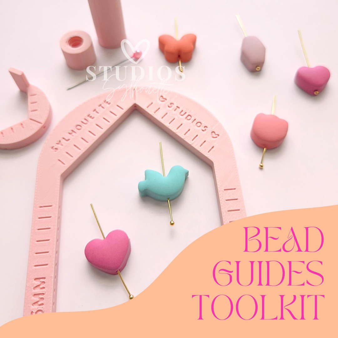 BEAD GUIDES Tool Kit for Thick Polymer Clay Cutter Beads | Depth ...