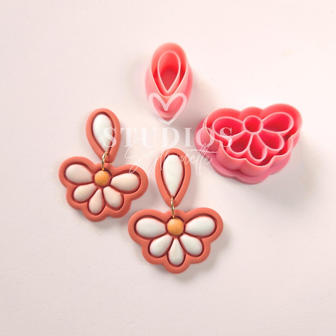 Daisy Polymer Clay Cutters: Floral Earring Making Tools - Etsy