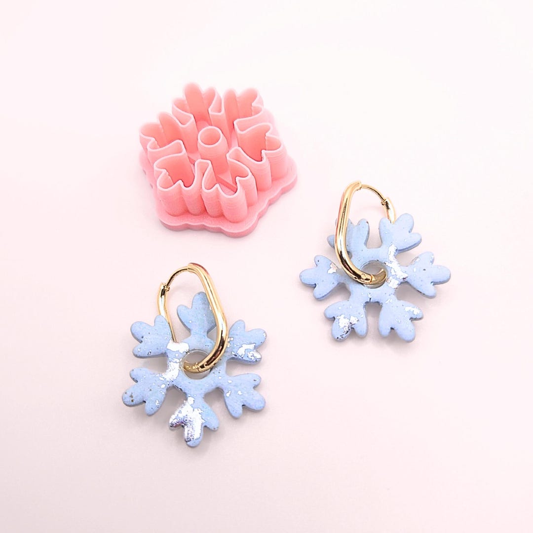 Snowflake Clay Cutter: Christmas Winter Earring Cutters - Etsy