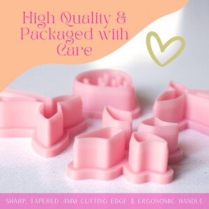 PANSY Polymer Clay Flower Builder Cutter Set Flower Clay Cutters Floral ...