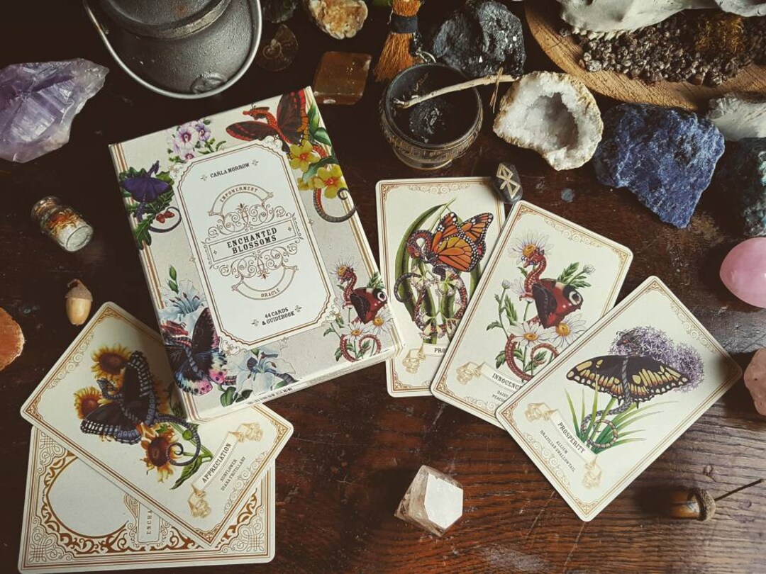 Uplifting Card Oracle Card Draw From the Stunning Enchanted Blossoms ...
