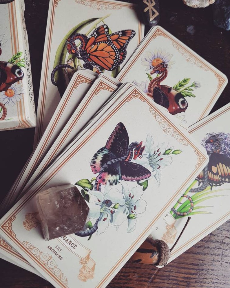 Uplifting Card Oracle Card Draw From the Stunning Enchanted Blossoms ...