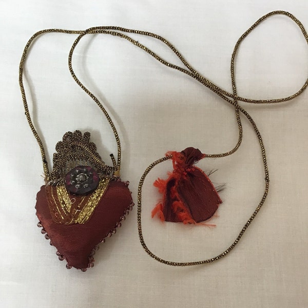 Textile Necklace - Etsy