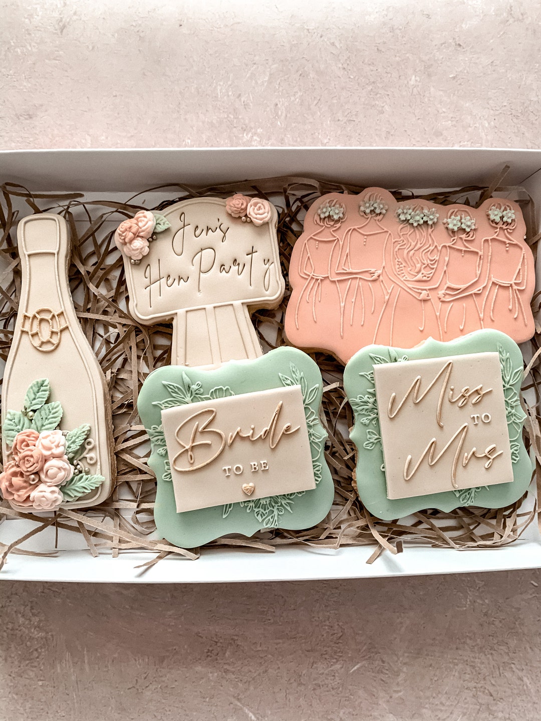 Personalised Hen Night Biscuits | Hen Night Biscuits | Wedding Biscuits ...