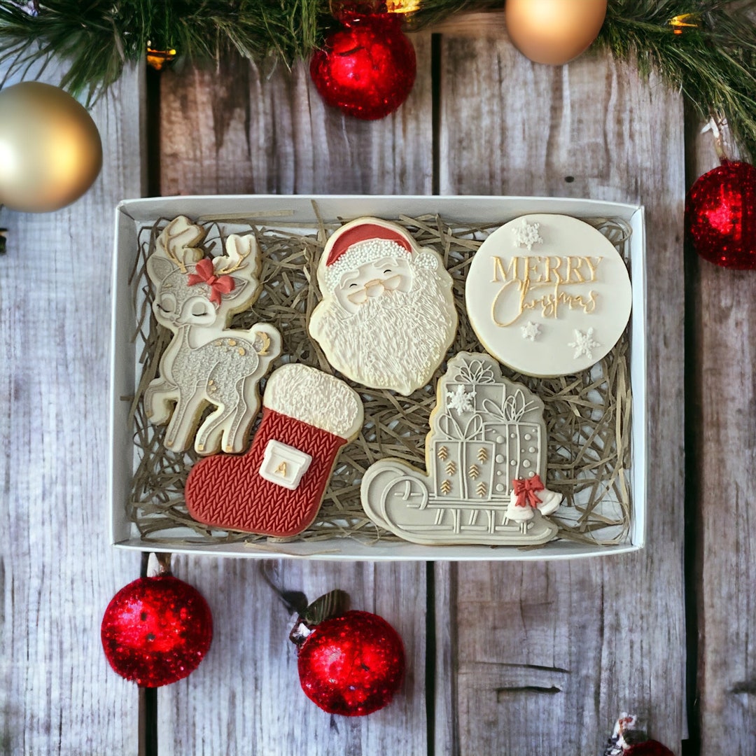 PRE ORDER Christmas Biscuits Christmas Cookies Christmas - Etsy UK