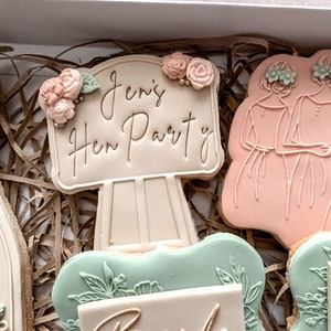 Personalised Hen Night Biscuits | Hen Night Biscuits | Wedding Biscuits ...